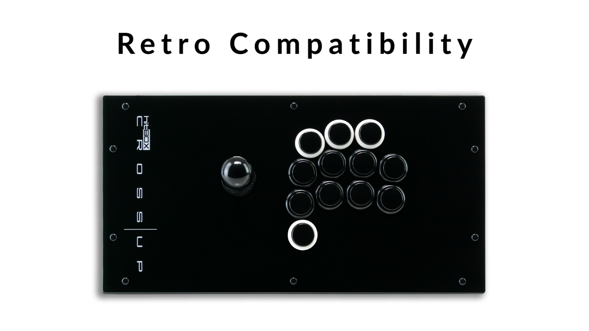 Retro Compatibility Setting on Cross|Up – Hit Box Arcade