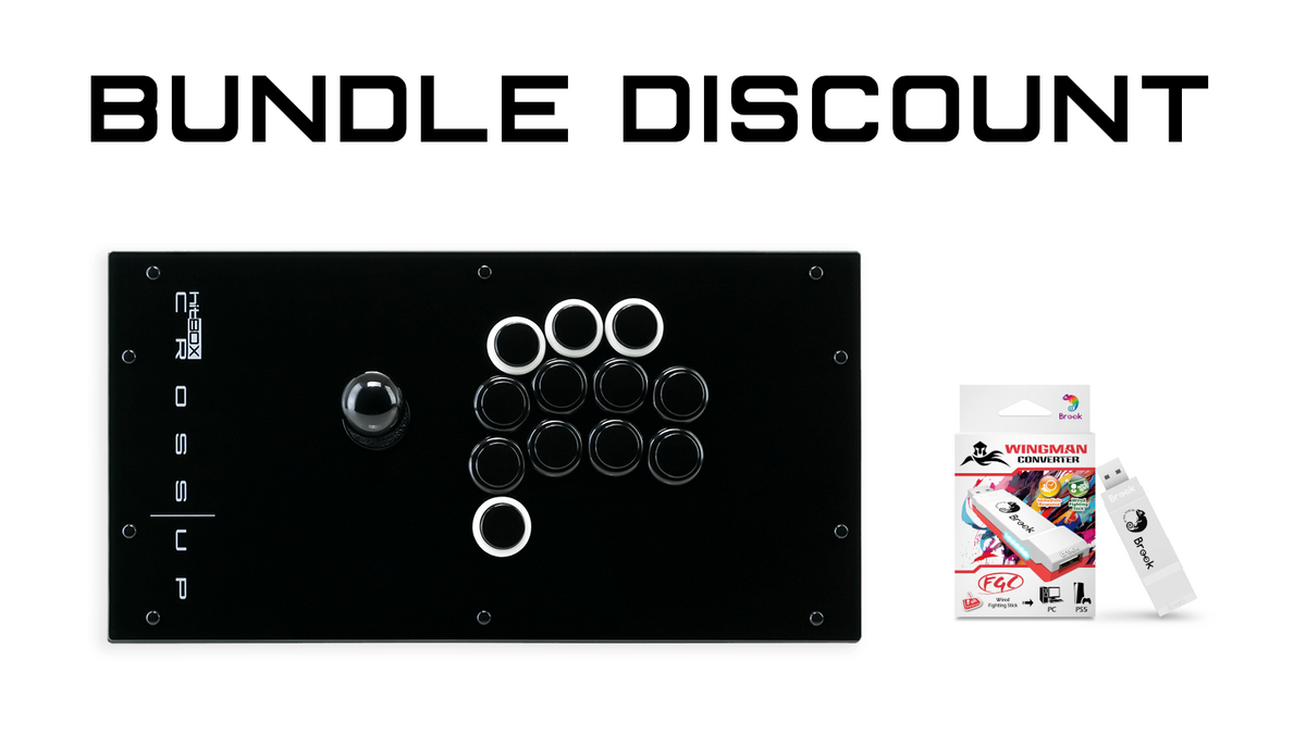 Cross|Up + Wingman FGC Bundle Discount – Hit Box Arcade